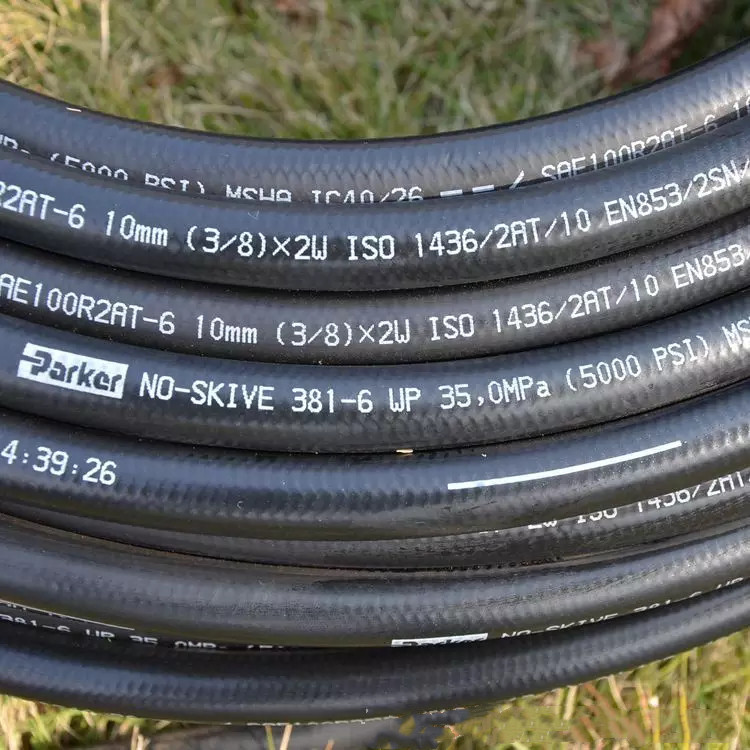 Parker hydraulic high working pressure hose 3000 PSI 387-8 1/2 inch ...