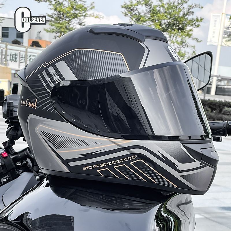 New Style 3C Certified Full Helmet Male Motorcycle Helmet Female ...