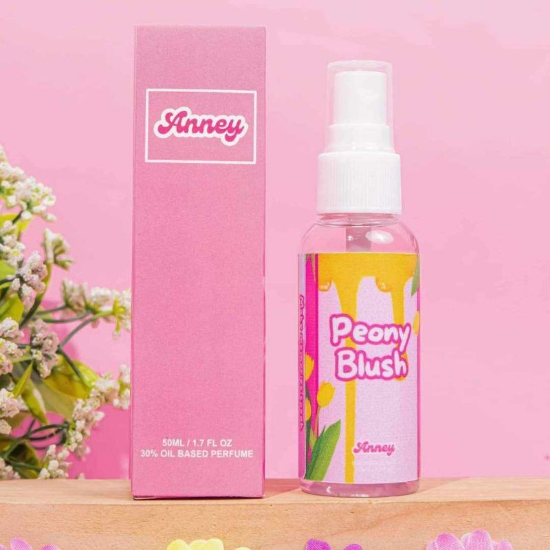 Anney perfume series peony blush with box and freebies | Shopee Philippines