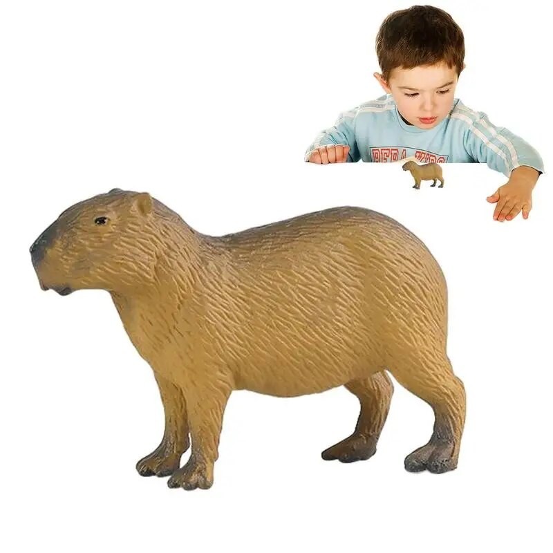43l Capybara Model Cartoon Sitting/Standing Capybara Toy Figure ...
