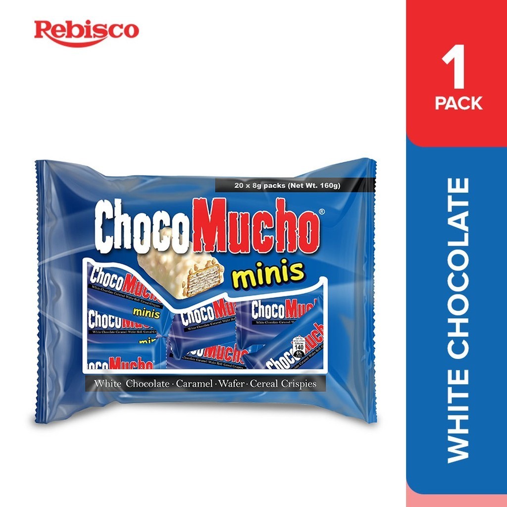 Choco Mucho Minis White Choco 8g x 20pcs | Shopee Philippines
