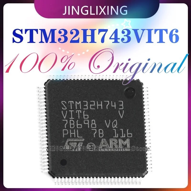 1pcslot New Original Stm32h743vit6 Stm Stm32h Stm32h743 Stm32h743vi Stm32h743vit Mcu Lqfp 100 