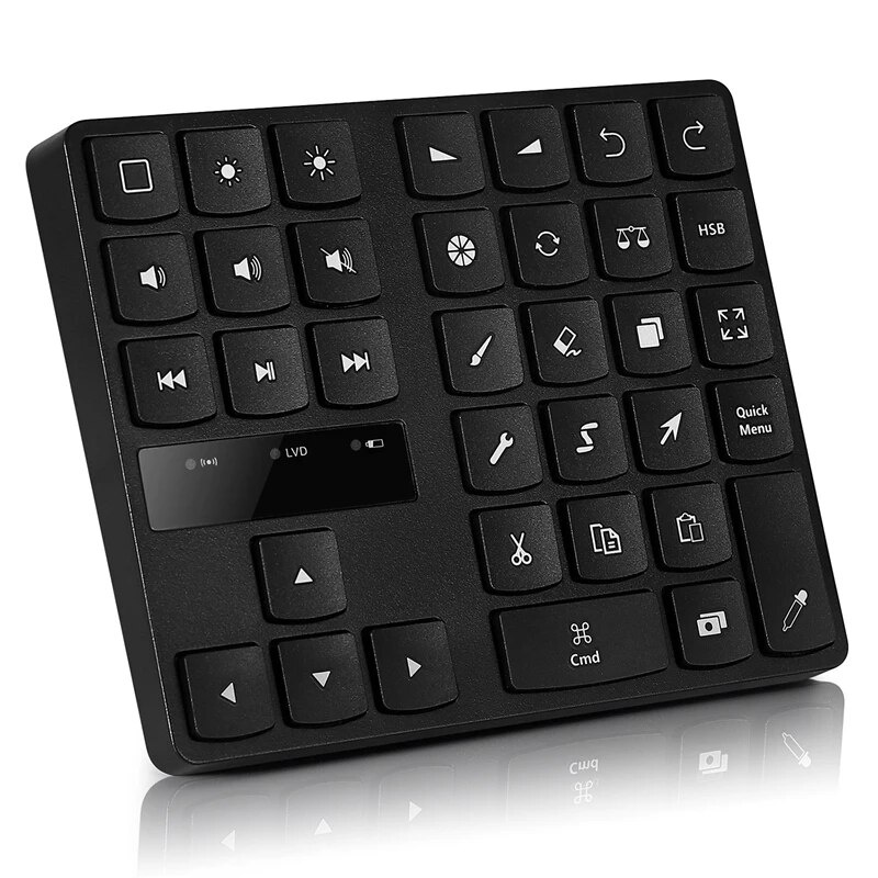 63N Drawing Keyboard 35 Keys Rechargeable Wireless Keyboard For ...