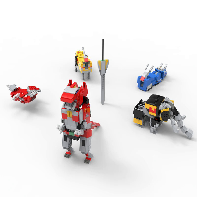 DWX9 MOC Deformation Megazord Robot Building Blocks Set For Power ...