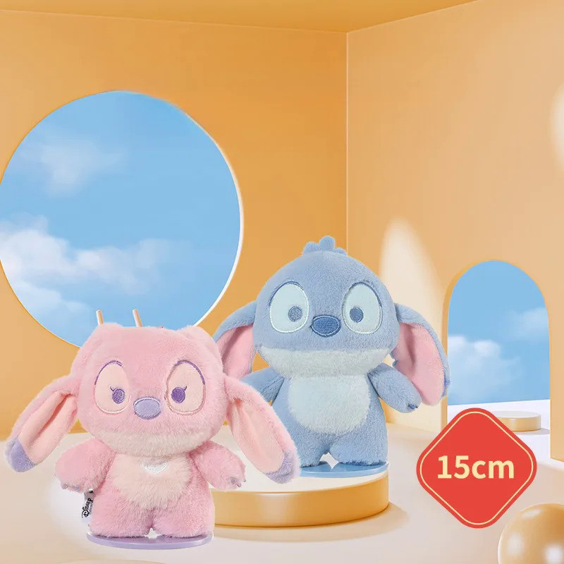 1NQF MINISO Kawaii Disney Stitch Angel Lotso Rex Ham Piglet Eeyore ...