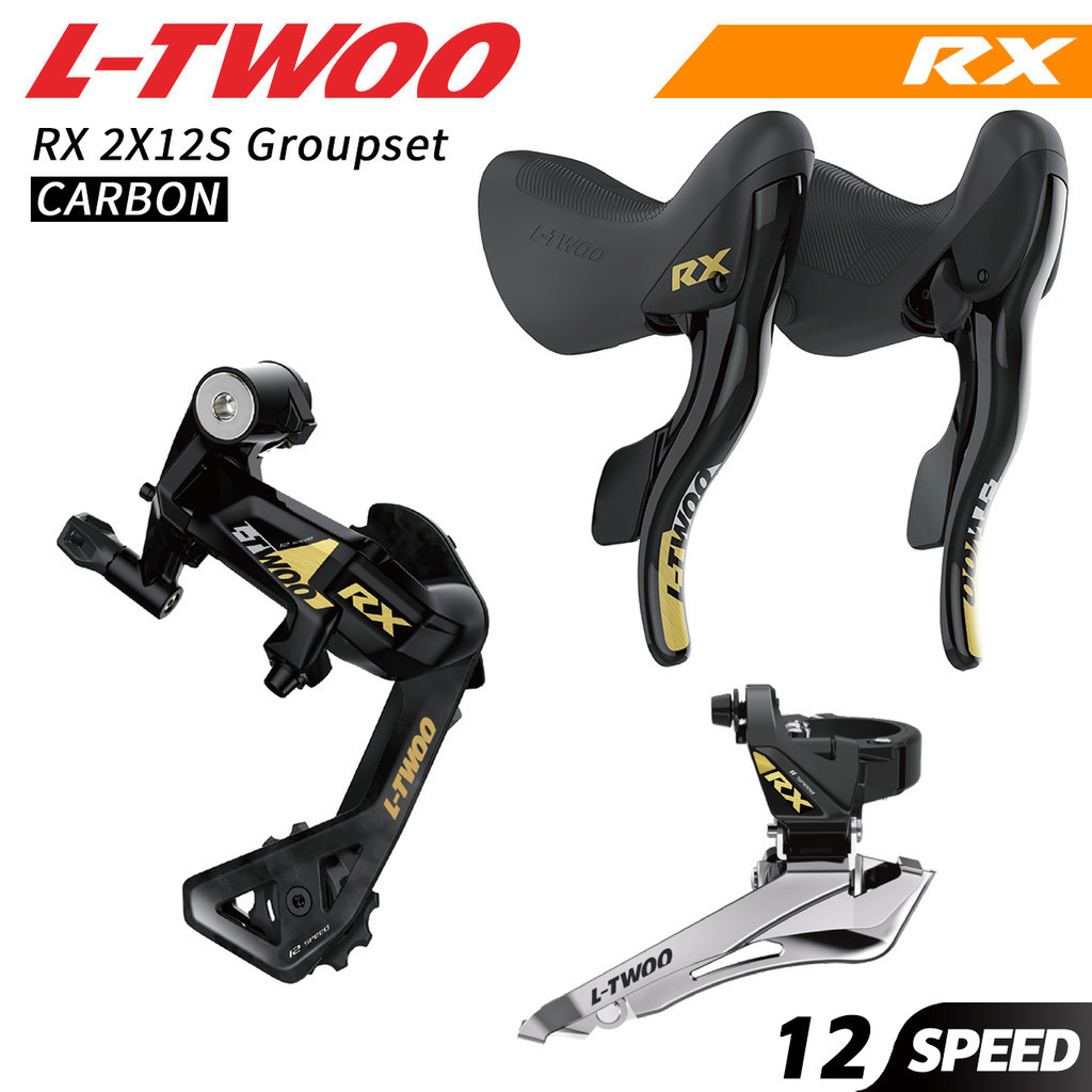 LTWOO RX 2x12 Speed, 24s Road Groupset 4Kit,Carbon Fiber Shifter+ ...