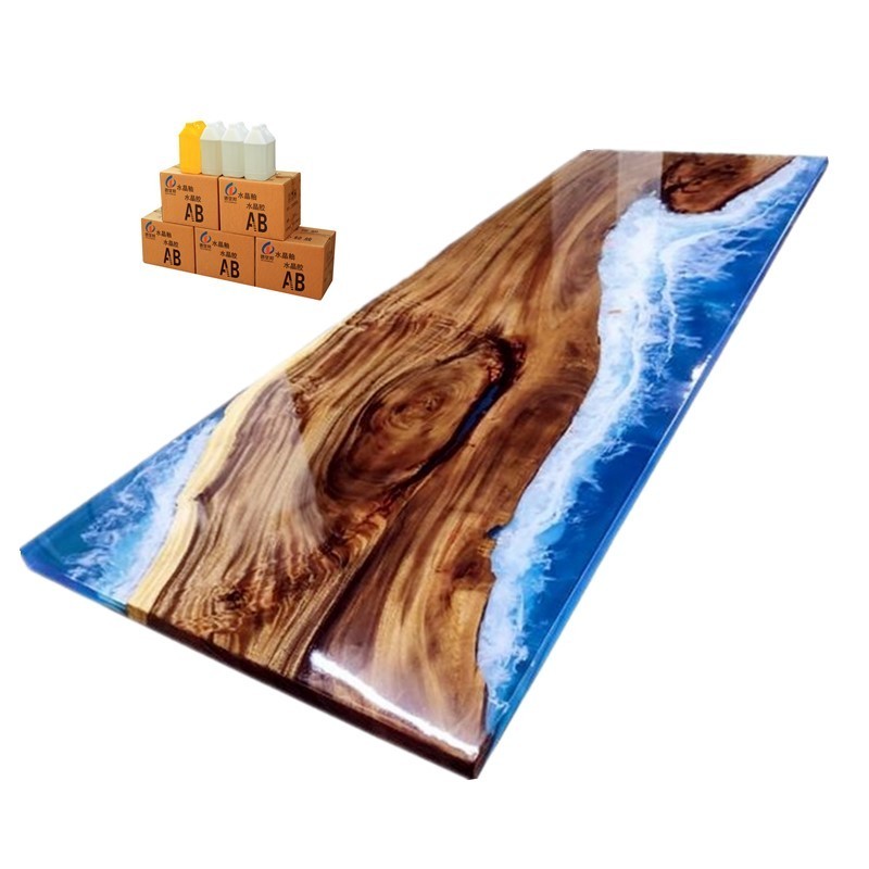 Clear transparent coating wood table tops floor arts crafts hardener ...