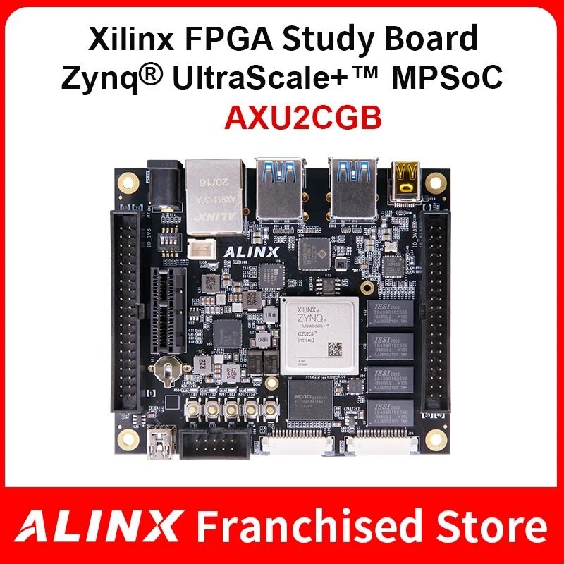 ALINX AXU2CGB: Xilinx Zynq UltraScale+ MPSoC ZU2CG FPGA Development Board Vitis-AI DPU 2GB DDR4 ...