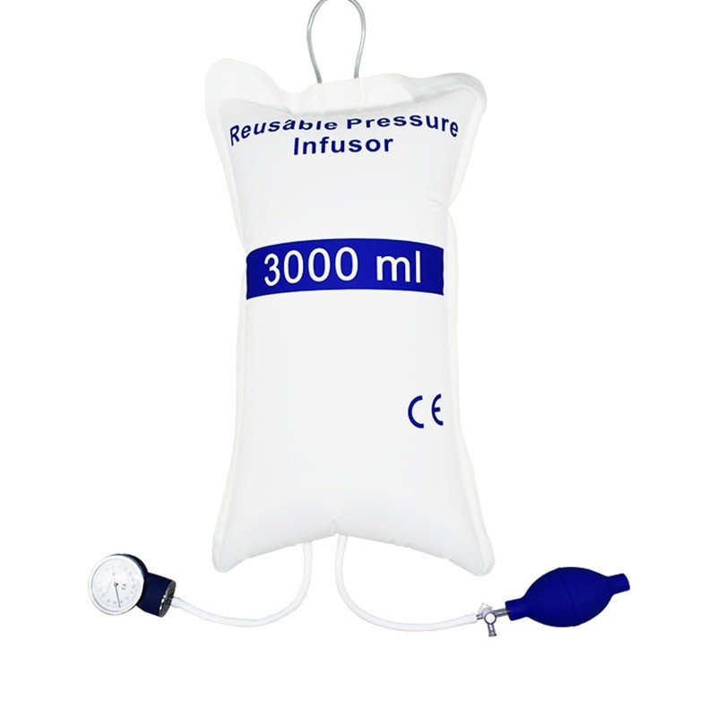 Reusable Medical Infusion bag Pressure bag 3000ml with gauge | Shopee ...