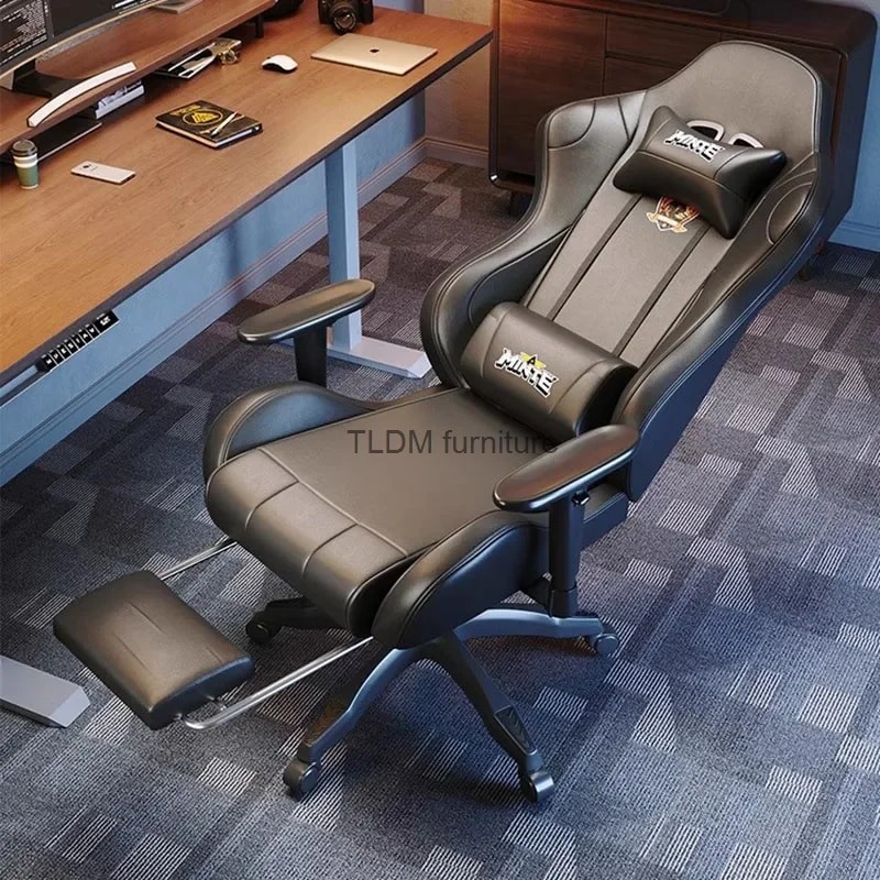 Executive Backrest Gamer Chair Office Recliner Swivel Relaxing Desk ...