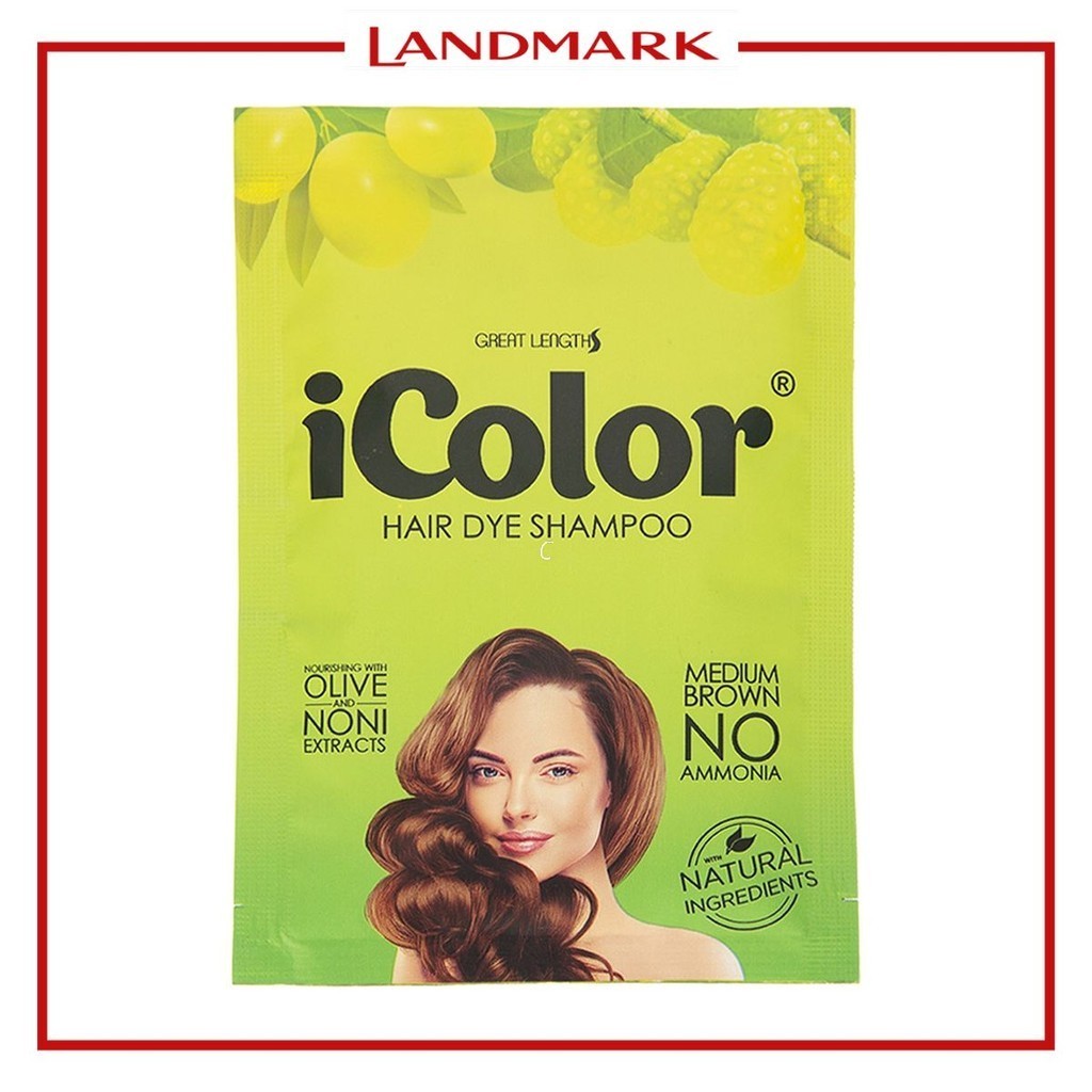 iColor Hair Dye Shampoo 30ml - Medium Brown | Shopee Philippines