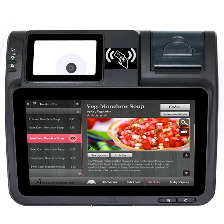 New trending NFC pos system 4G communication 10.1inch screen build with ...