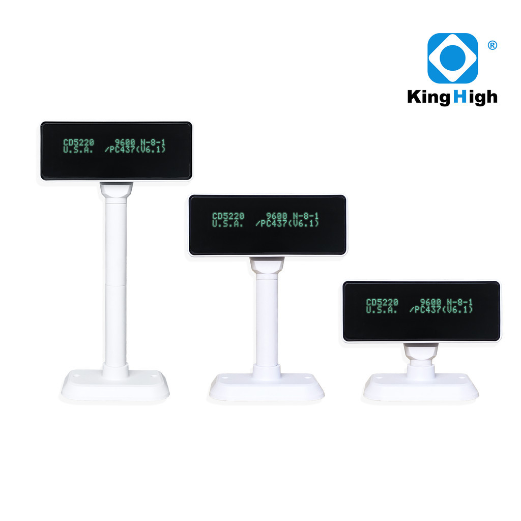 Original Factory 2 Lines POS systems Pole Display for Market VFD LCD ...