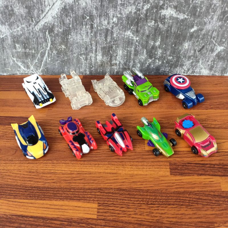 Marvel Heroes Zerbos 2013 Micro Racers Micro Mini Cars Bundle Set Loose ...