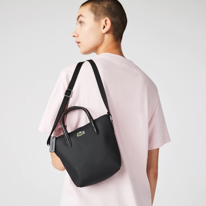 AUTHENTIC/ORIGINAL Lac0st Women's Concept Petit Piqué Coated Canvas ...