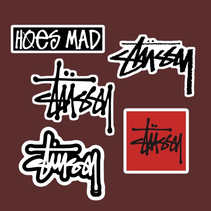 Stussy Logo Stickers | Vinyl Matte Laminated Waterproof and ...