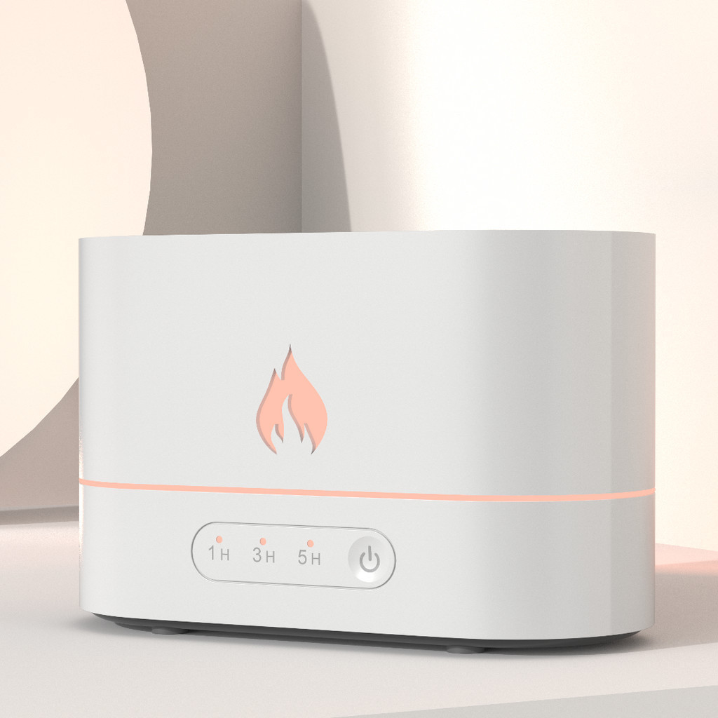 Flame Aroma Diffuser Ultrasonic Humidifier Flame Simulation Ambient ...