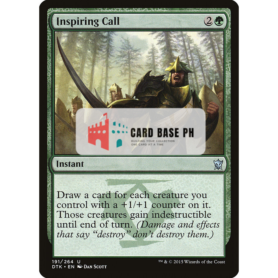 Inspiring Call - Magic the Gathering Trading Card | Shopee Philippines