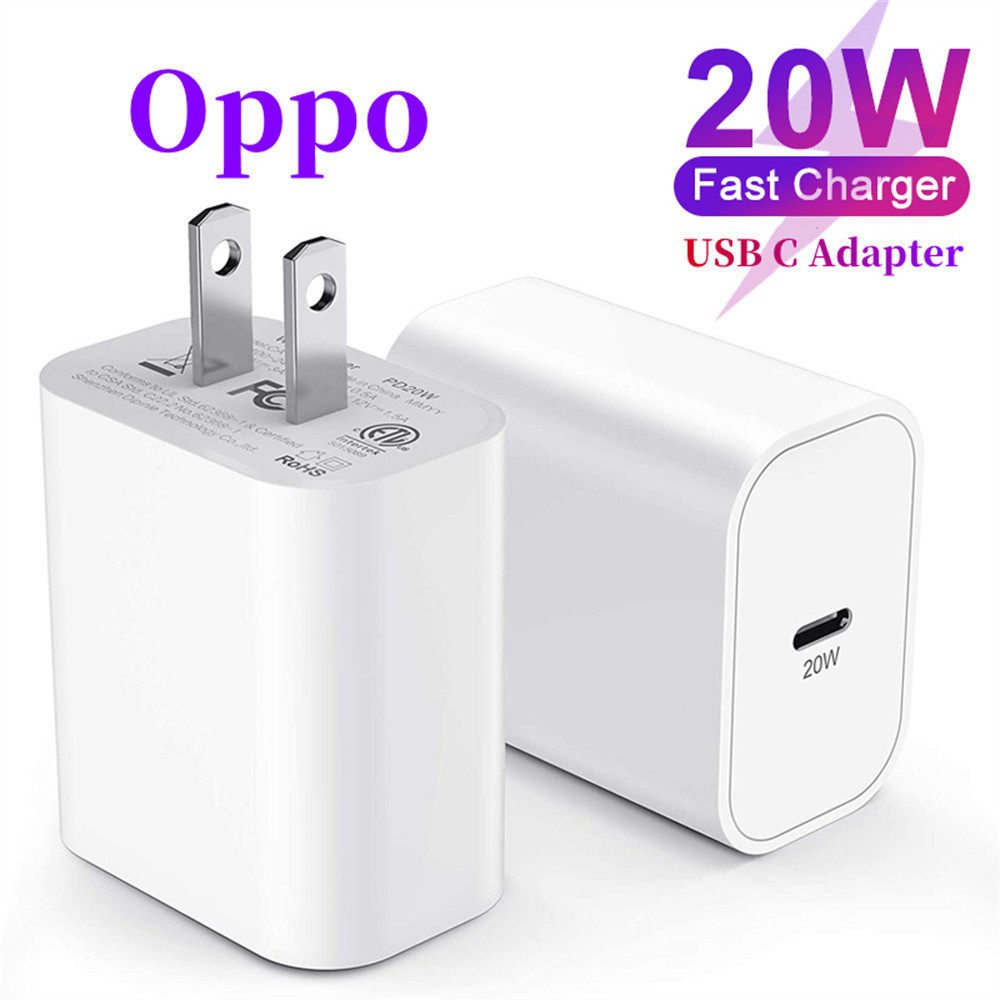 20W Oppo USB C Power Adapter 3A PD Smart Travel Fast Charger Adaptor ...