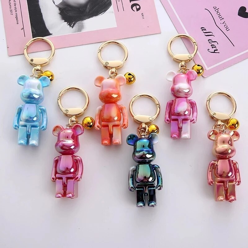 Bearbrick Bear@brick Action Figures Block Bear PVC Model Figures DIY ...