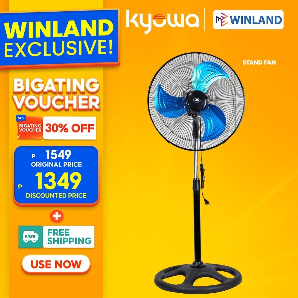 Kyowa by Winland 16 inches Industrial Stand Fan / Electric Fan KW-6545 ...