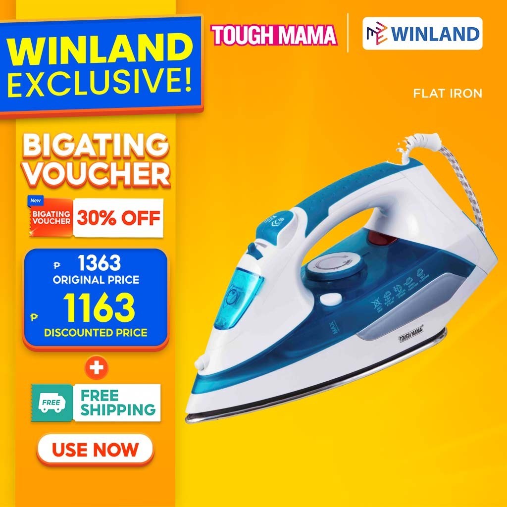 Tough Mama by Winland Premium Iron with Anti-Leak System Flat Dry ...