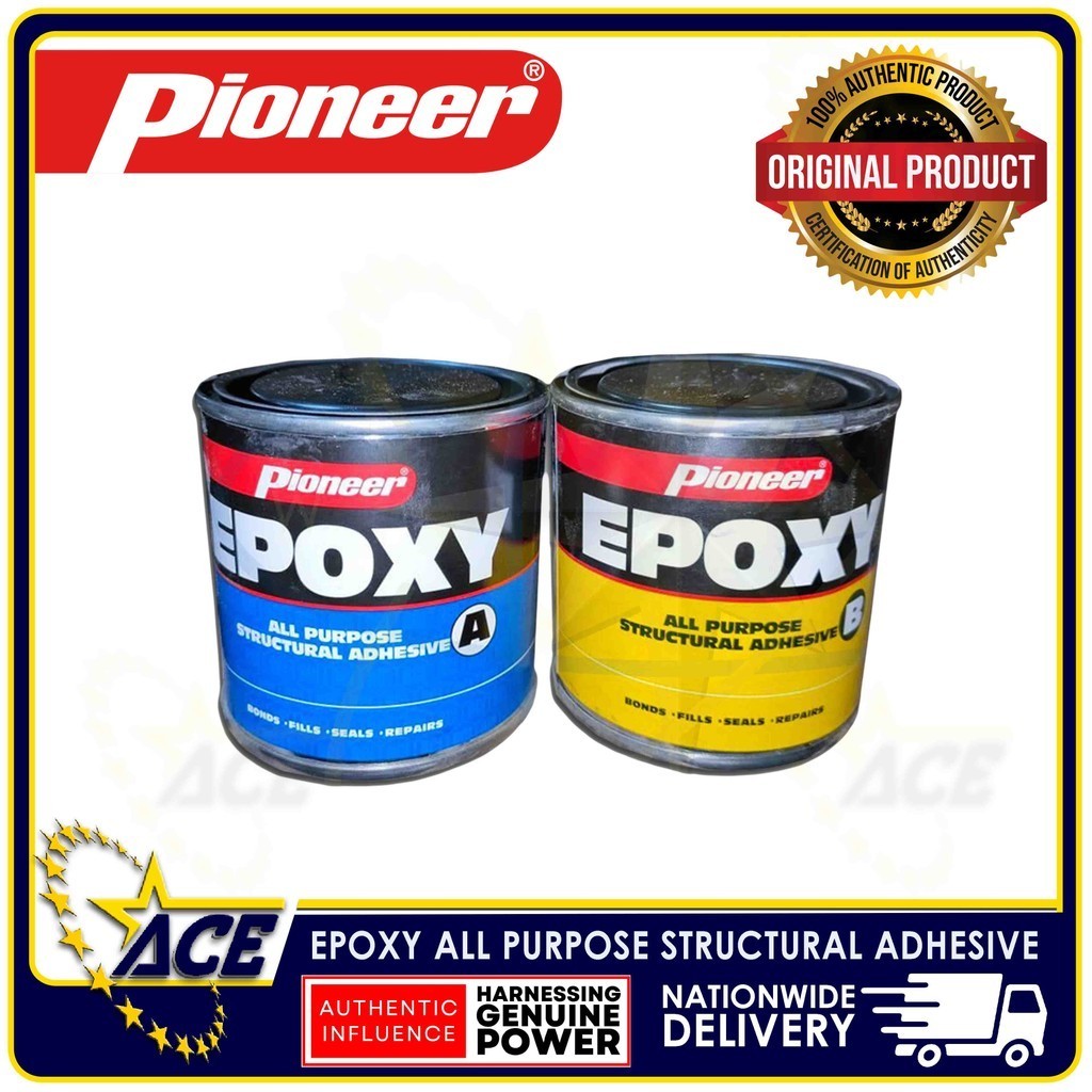 Pioneer Epoxy All Purpose Structural Adhesive ( 1/2 pint set ) | Shopee ...