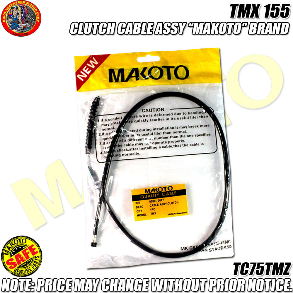 MAKOTO TMX 155 CLUTCH CABLE ASSY (TC75TMZ) | Shopee Philippines