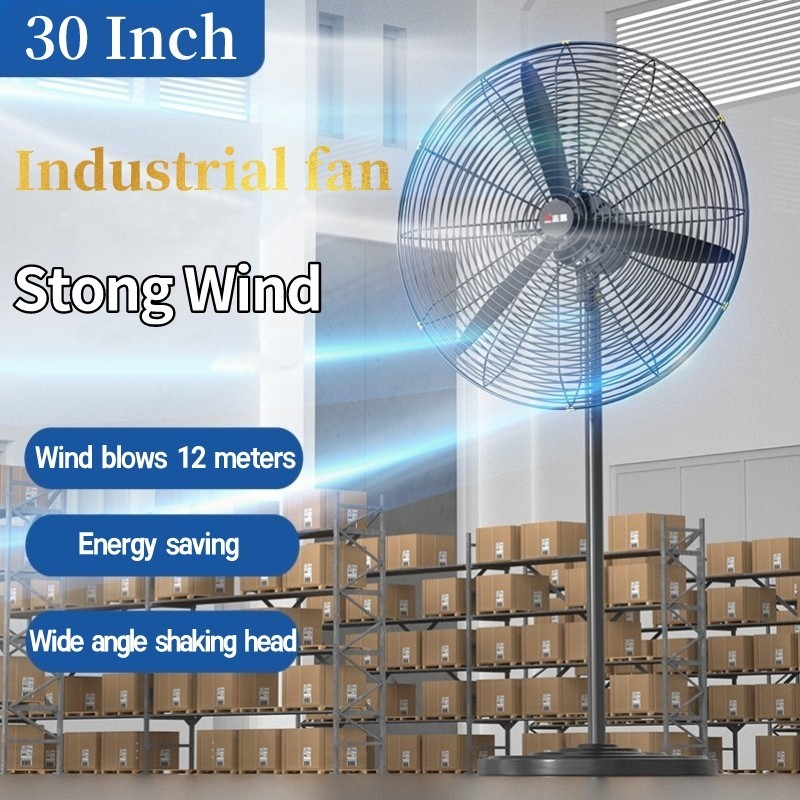 Industrial fan Heavy Duty Electric Fan Stand Fan Electric 30 Inches Big ...