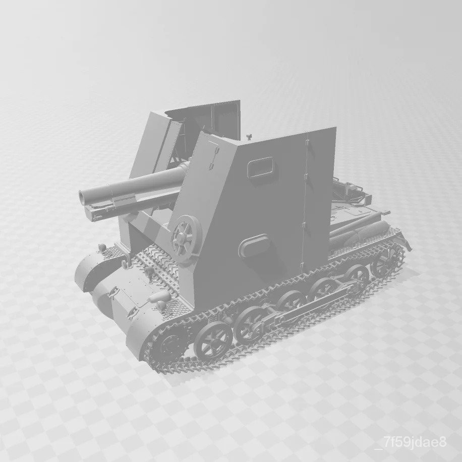SSMODEL 72709 V1.7 1/72 3D Printed Resin Model Kit German Sturmpanzer I ...