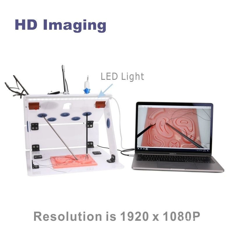 Laparoscopic Simulator Training Box Foldable Laparoscopy Endo Trainer ...