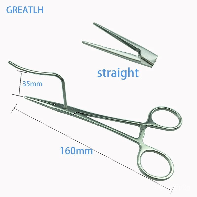 Pet Sterilization Pliers Ligation Fixed Forceps Stainless Steel Ovary ...