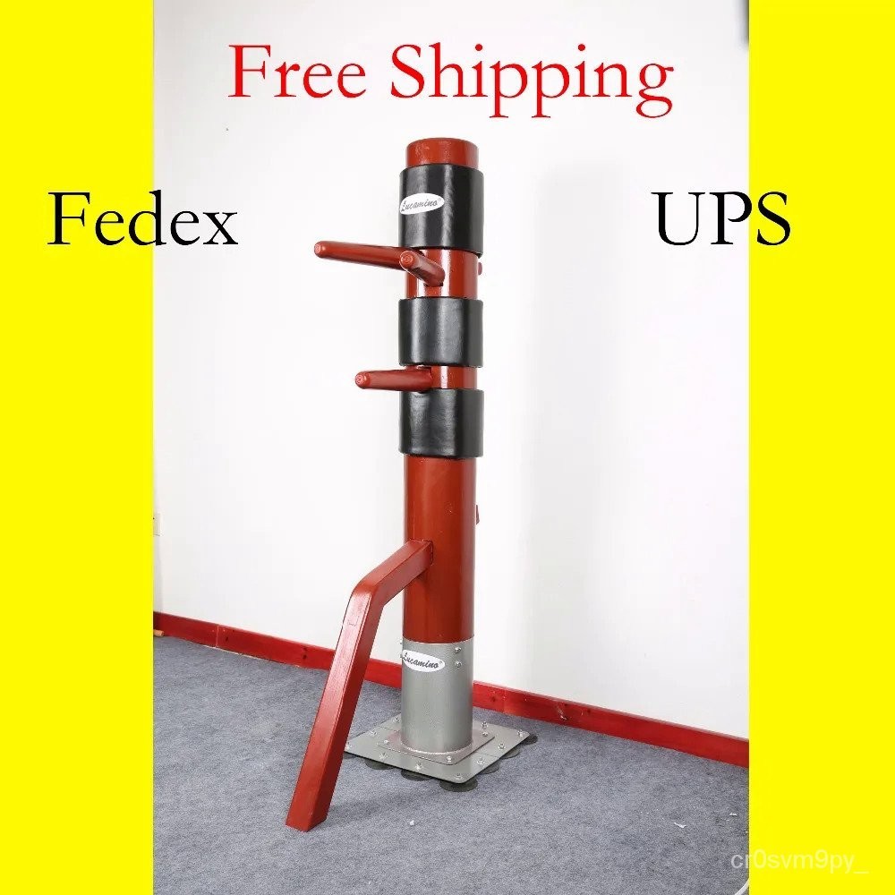 column Wing Chun Wooden Dummy,one punch man kung fu training mook jong ...