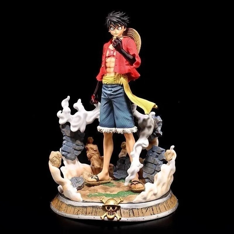 37cm Popular anime One Piece Monkey D. Luffy Premium Edition Handmade ...