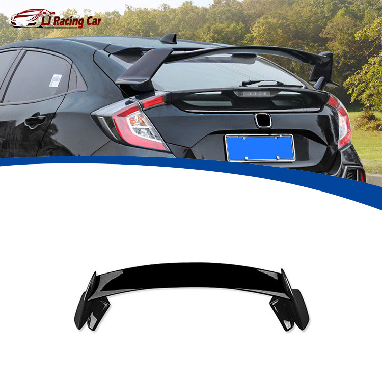 Rear Tail Wing Roof Top Spoiler Wing Saloon/Hatchback TR Style Car Rear ...