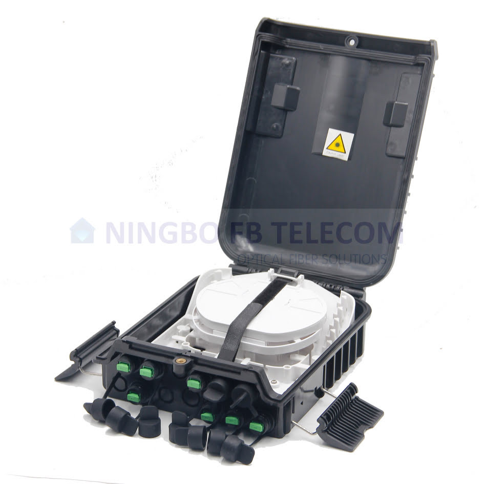 FTTH Outdoor Waterproof 8/12/16 fibers Fiber Optic Pre-connnected Nap ...