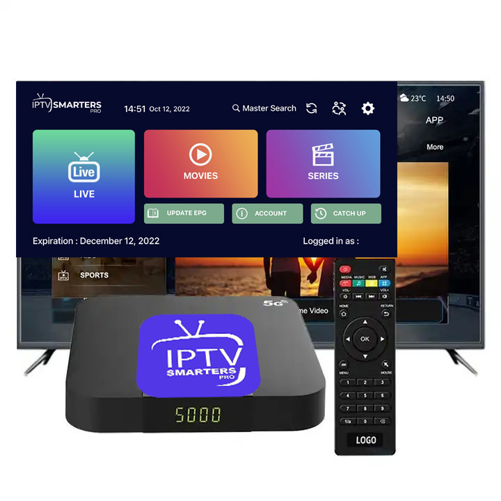 TV Box 12 months IPTV subscription 4k Latino South American Brazil ...