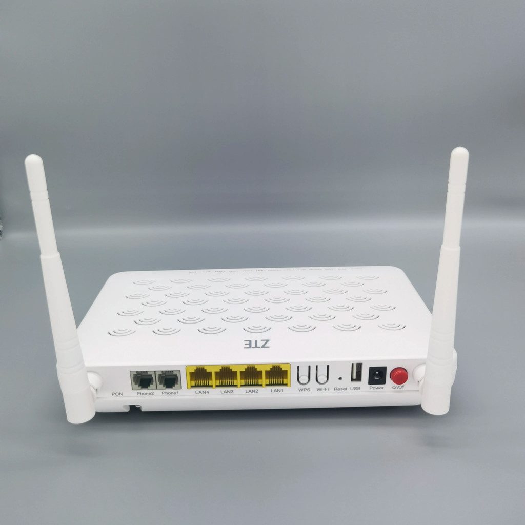 New ZXHN F660 V5.2 4ge 2pots 1usb 2.4g single band wifi ont GPON fiber ...