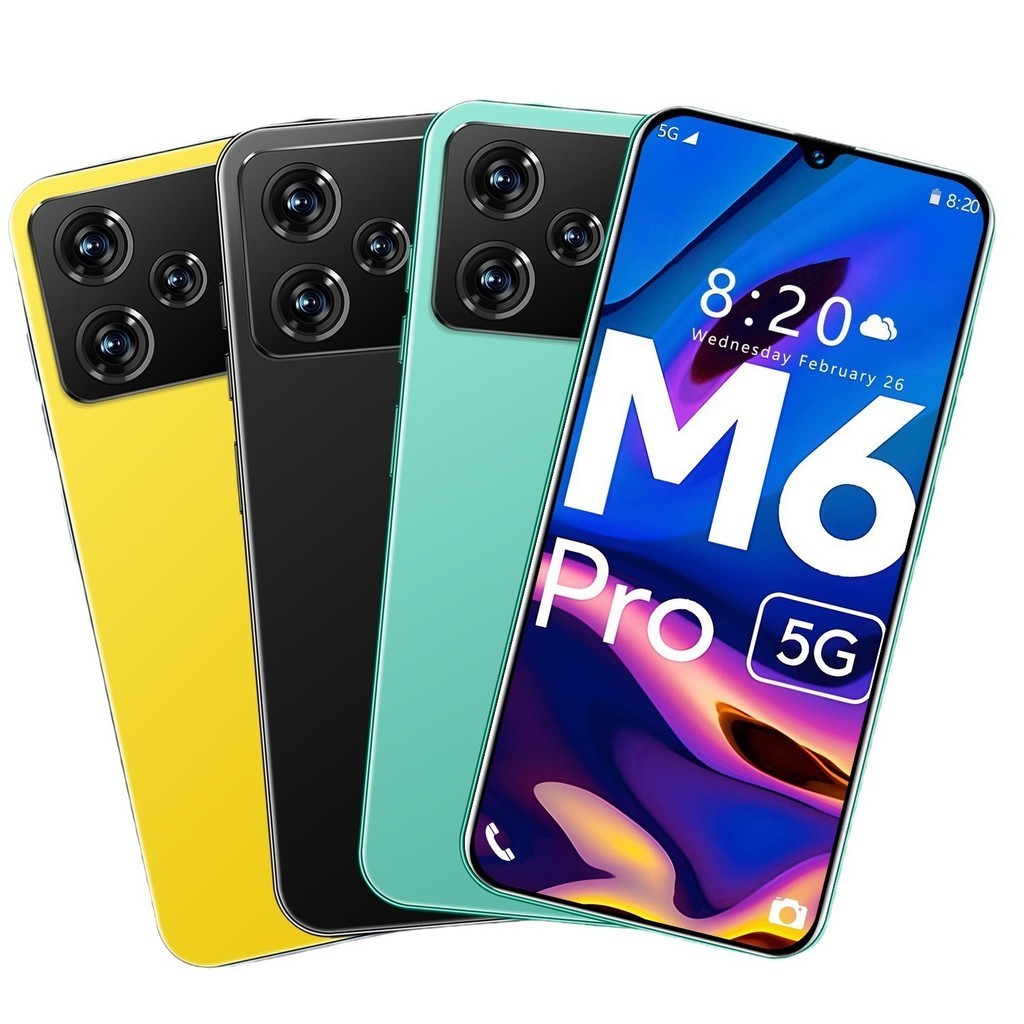 Wholesale oem cheap mobile smartphone M6 Pro 16GB+1TB 5g unlock 8000mAh ...