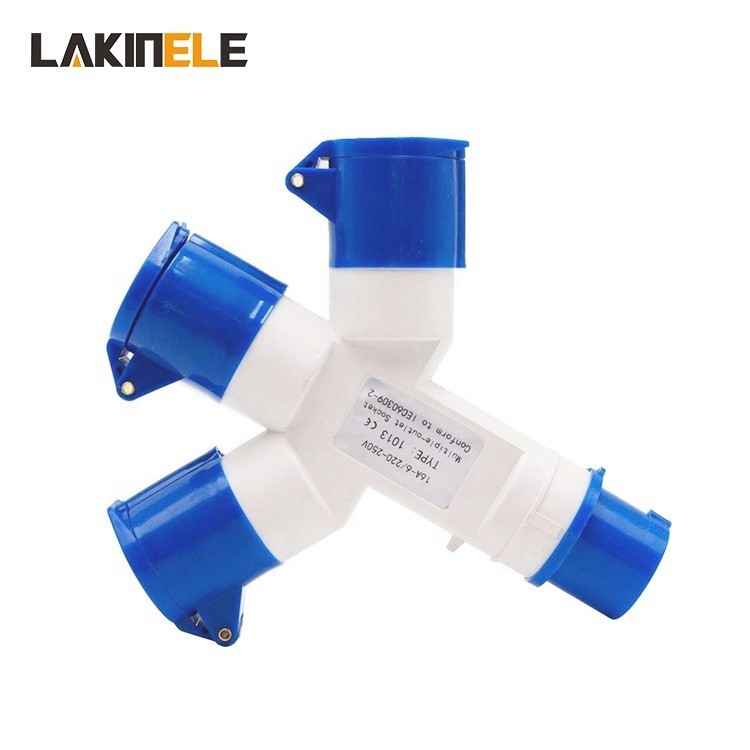 1013 High Quality multiple plug and socket EN/CEE/IEC60309-2 3P 16A 3 ...