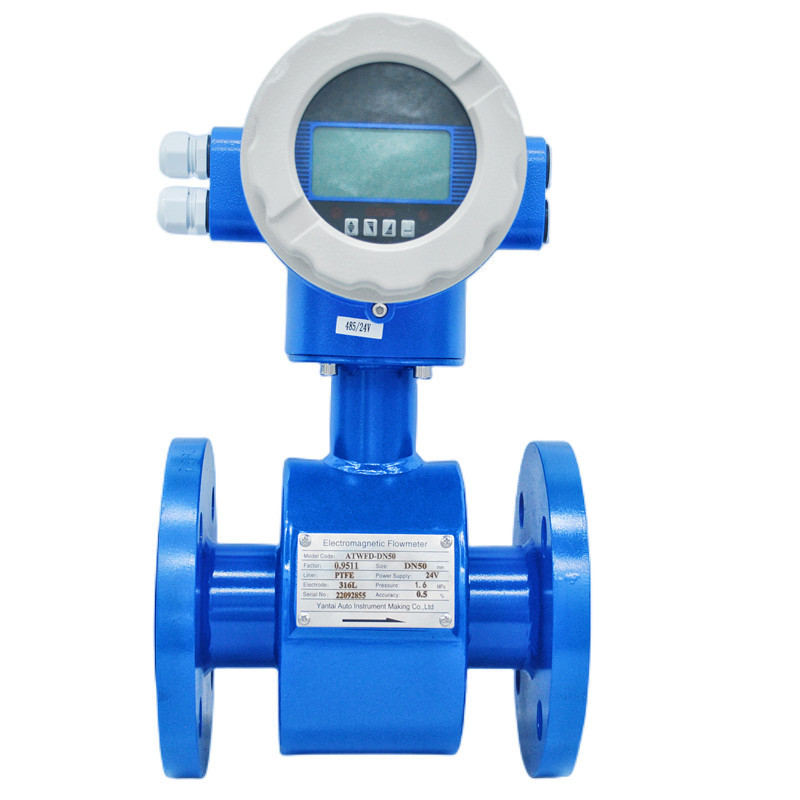 Industrial type digital electromagnetic flow meter water price magnetic ...