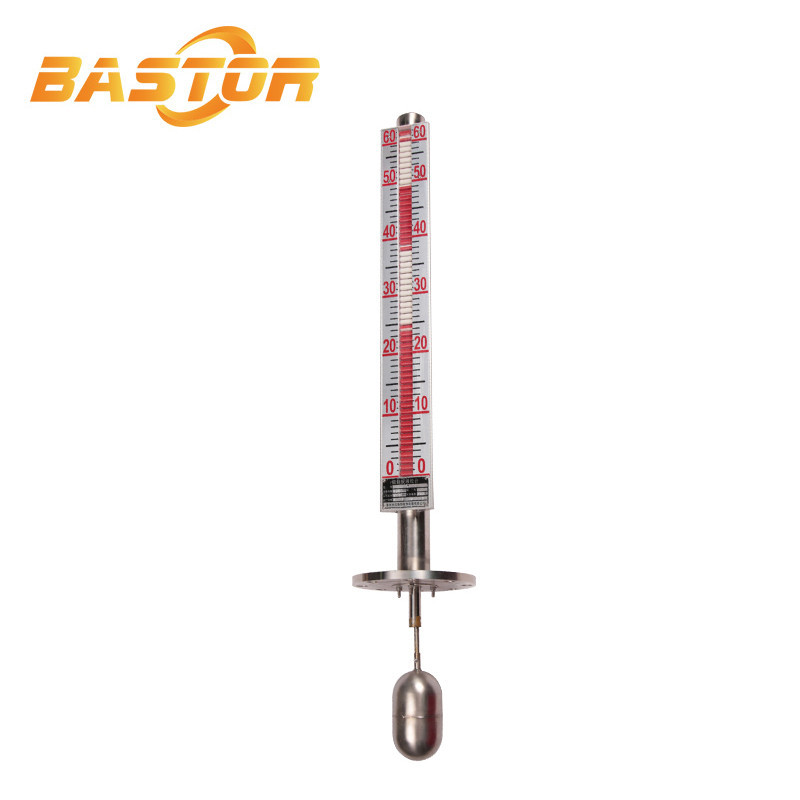 4-20ma glass tube float liquid tank magnetic flap level gauge fuel ...