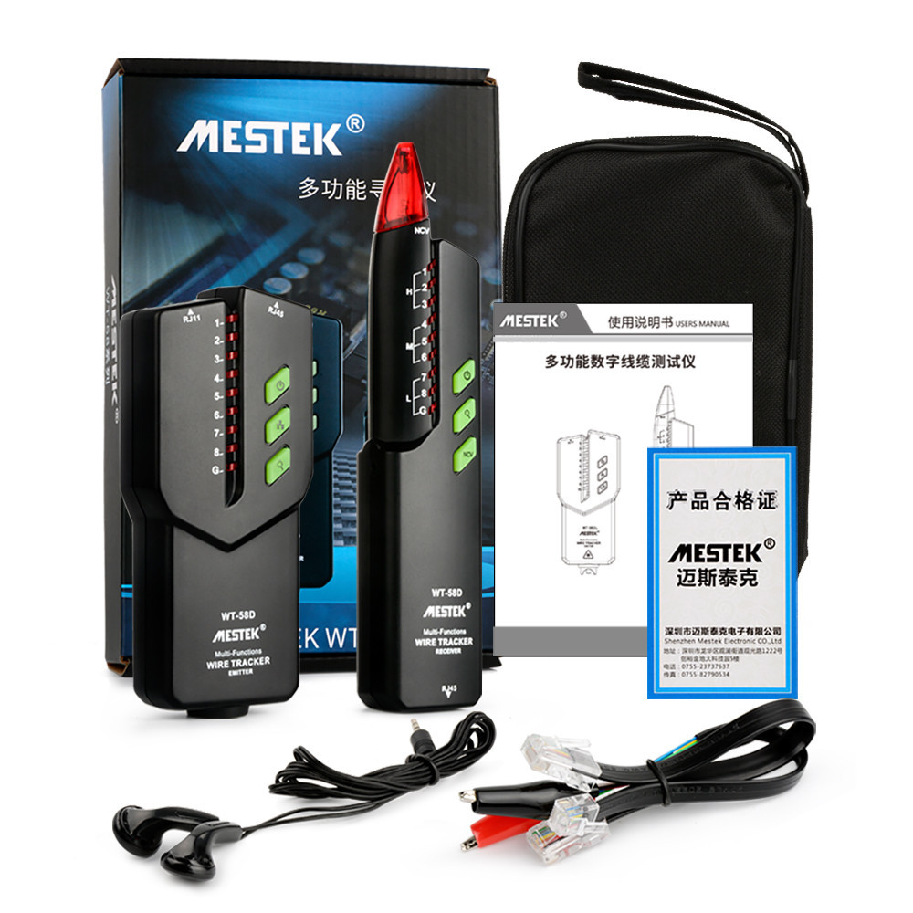 Wire Tracker RJ11 RJ45 Line Finder Handheld Cable Tester Multifunction ...