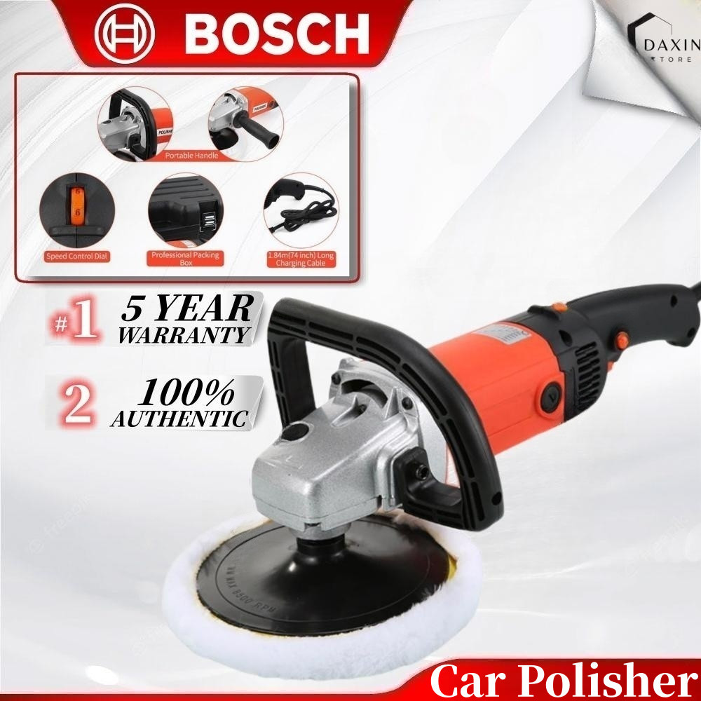 Bosch Car Polisher 1400W Buffing Machine Auto Polishing Machine Heavy ...