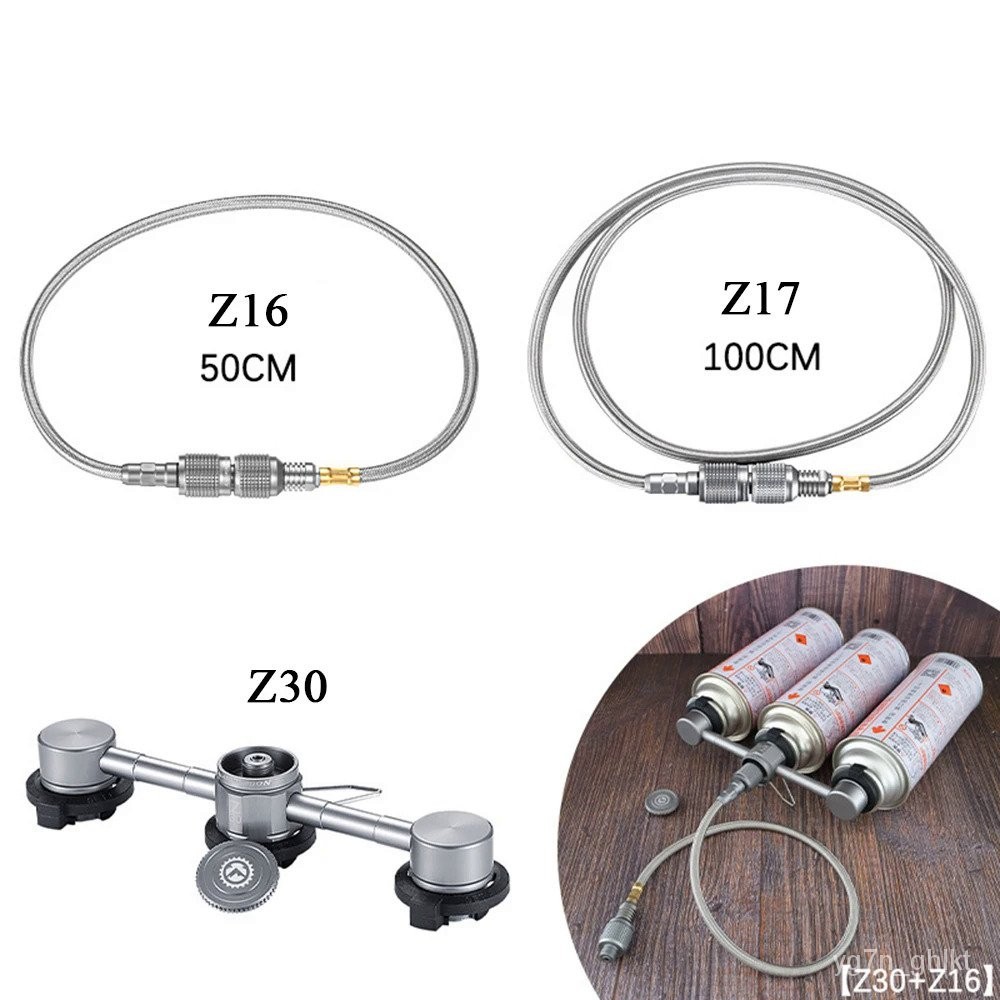 3 In 1 Butane Adapter with Extension Hose Split Type Furnace Adapter ...