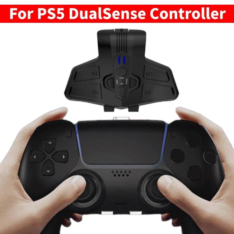 ☇Back Buttons & Backplate Remap Kit for PS5 DualSense Controller with ...
