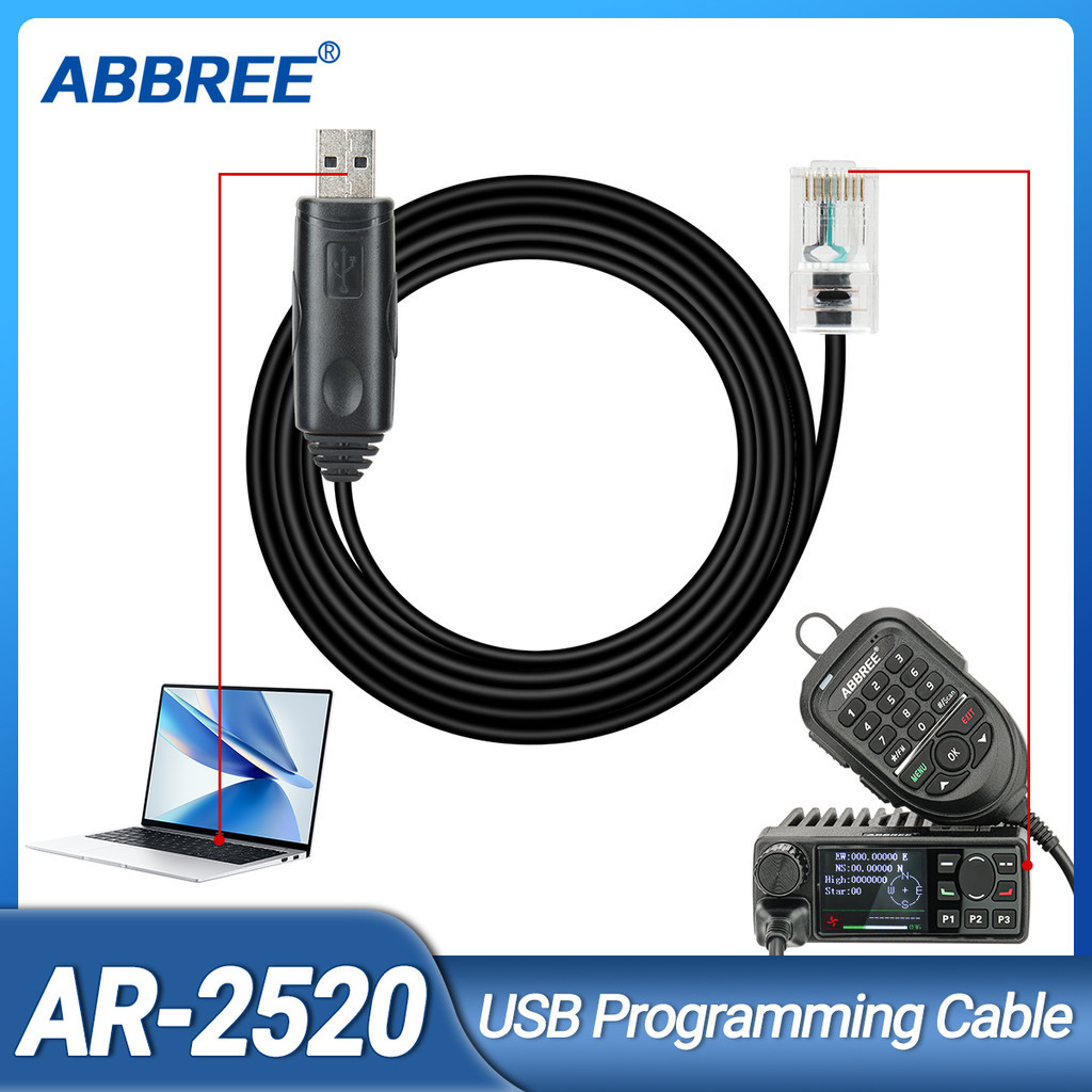 AR-2520 Walkie Talkie Radio High Quality USB Programming Cable For ...