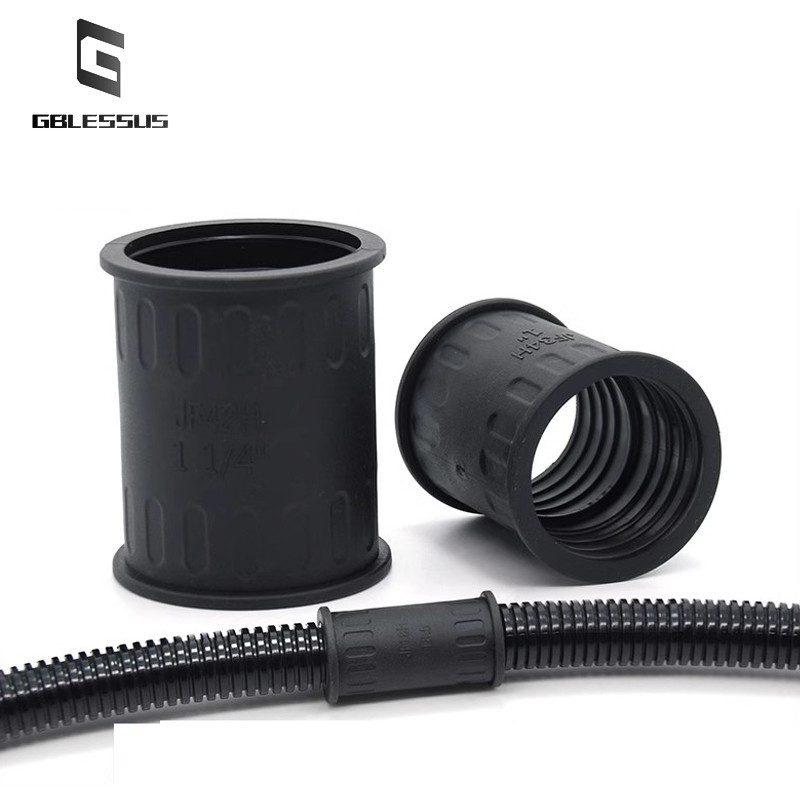 1Pcs Corrugated Pipe Plastic Two-way Wave Pipe Rubber Waterproof ...