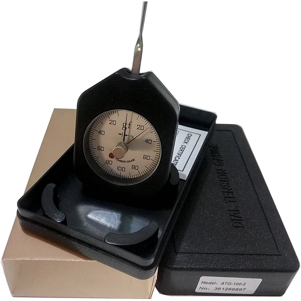 Double Pointers Tensiometer with Peak-hold 100g Dial Tension Meter ...