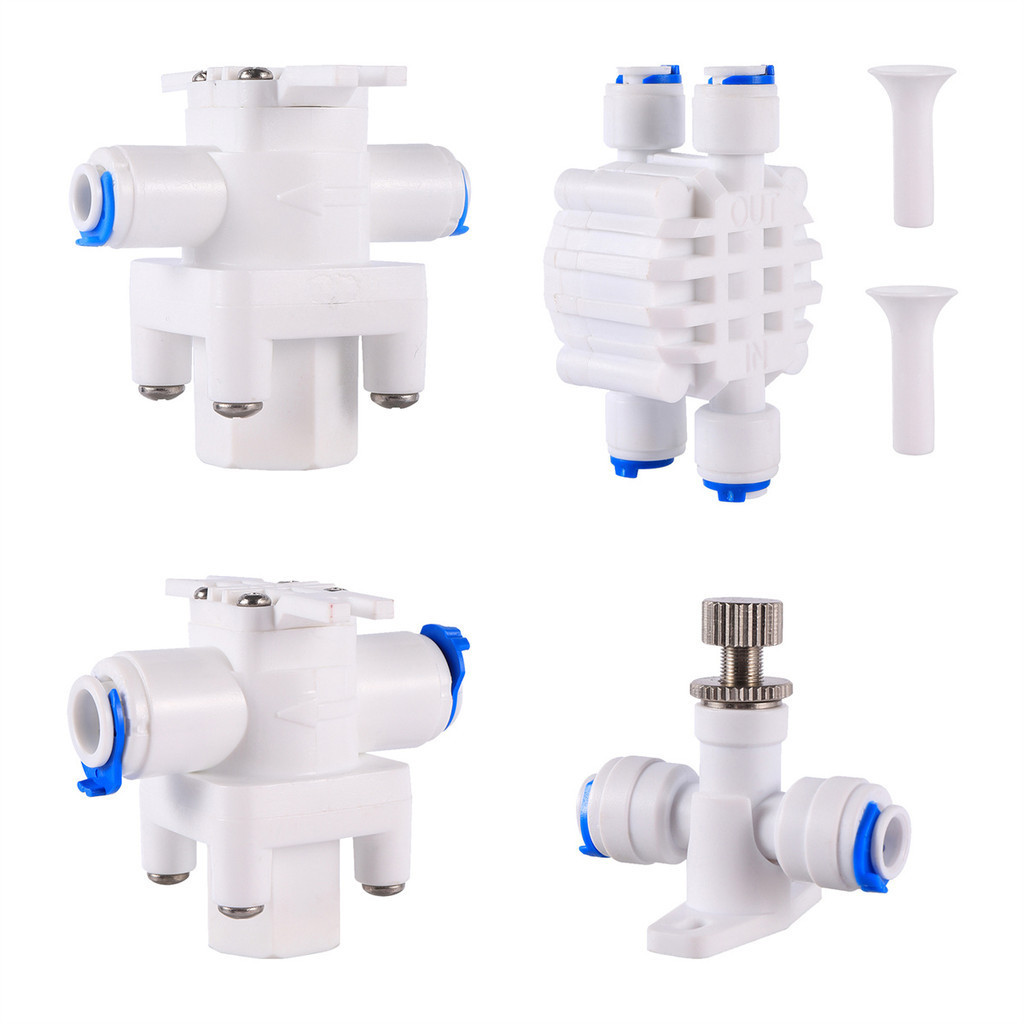 OD 1/4" 3/8" Pipe Pressure Reducing Regulator Valve End Plug Connector ...